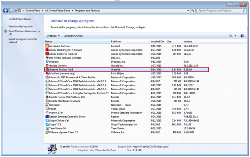 How to Remove Greenl!e Toolbar | Lavasoft